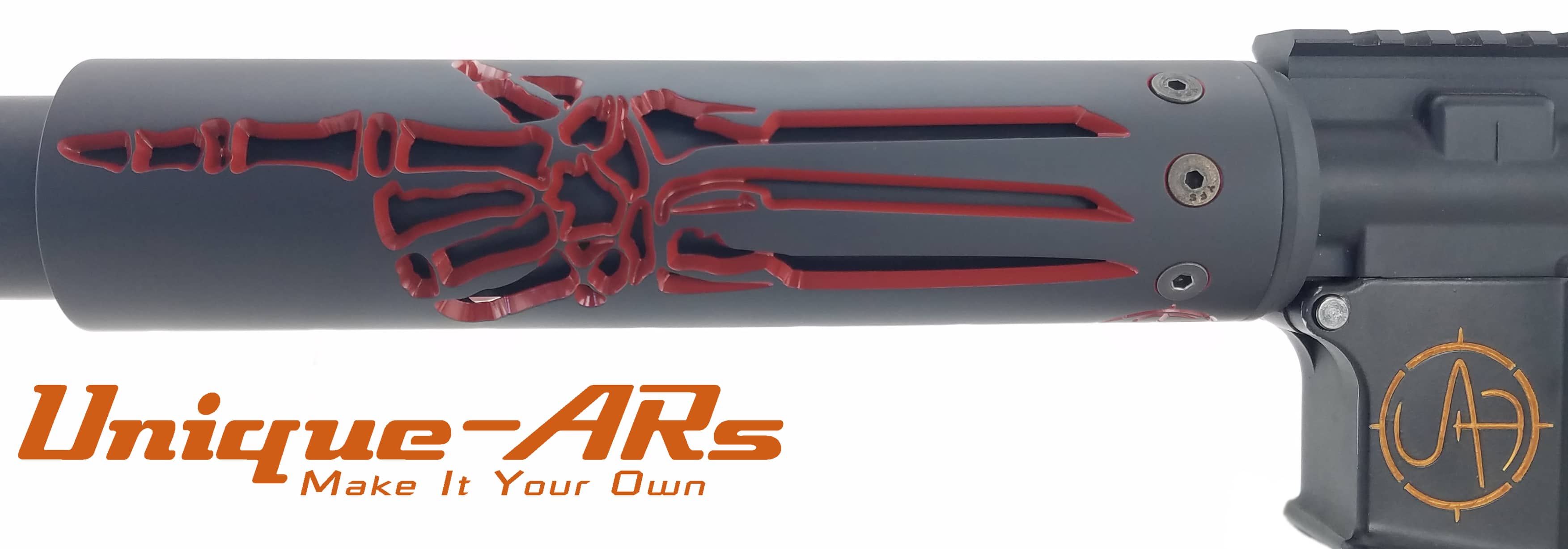 Black and Red Skeleton Hand – Unique-ARs