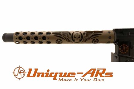 Unique-ARs – custom AR-15 handguards forends quad rails AR15 rifle hand guards
